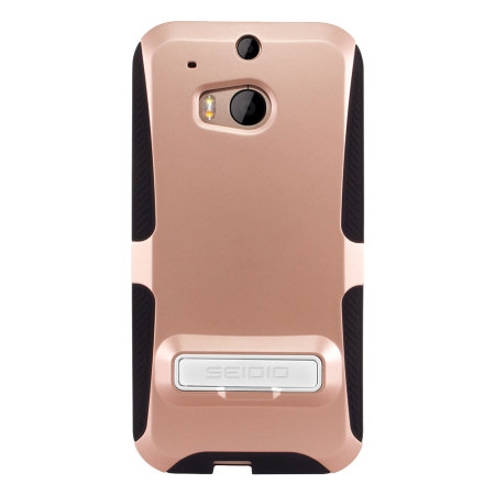 Seidio DILEX HTC One M8 Case with Kickstand - Gold