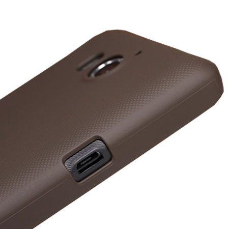 Nillkin Super Frosted Huawei G600 Shield Case - Smoke Black