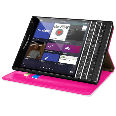 Encase Leather-Style BlackBerry Passport Wallet Case - Hot Pink Reviews