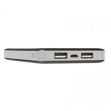 STK Universal Power Bank Dual USB 12000mAh - Cool Grey