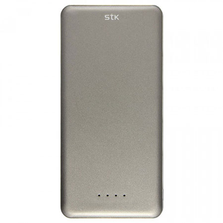 STK Universal Power Bank Dual USB 12000mAh - Cool Grey