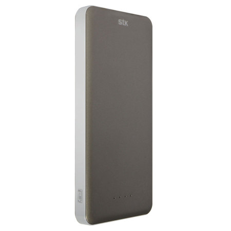 STK Universal Power Bank Dual USB 12000mAh - Cool Grey