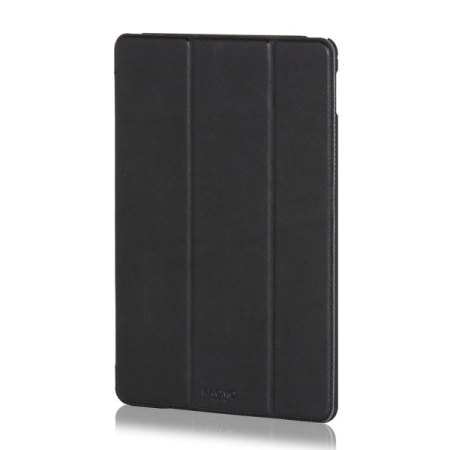 Knomo Classic iPad Air 2 Leather Folio Case - Black