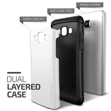 Verus Hard Drop Samsung Galaxy A5 2015 Case - Pearl White