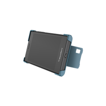 Official Blackberry Leap Flex Shell Case - Storm Blue