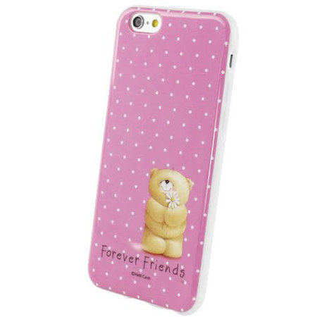 Forever Friends iPhone 6 Case with Screen Protector - Spotty Pink