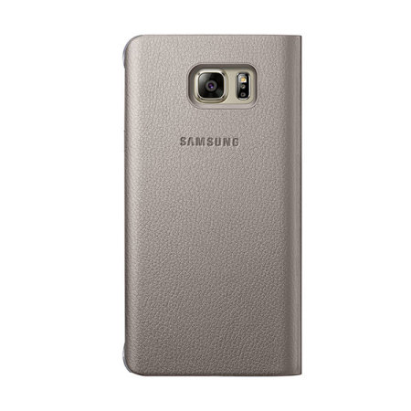 Official Samsung S-View Galaxy Note 5 Case - Gold