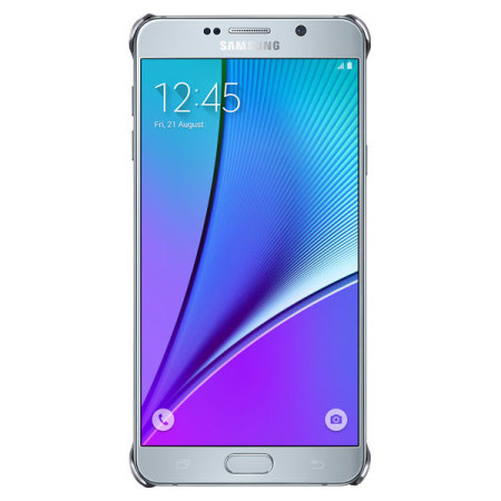 Official Samsung Galaxy Note 5 Clear Cover - Silver