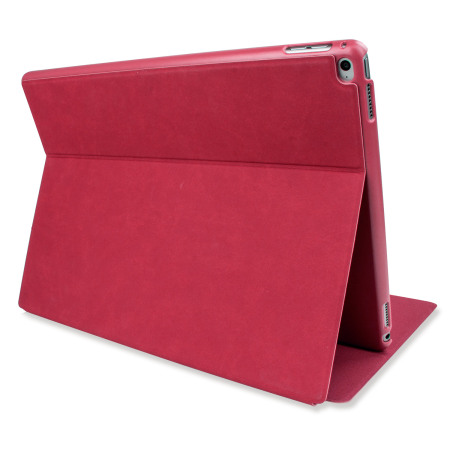 Comma Elegant Series Leather iPad Pro 12.9 inch Case - Red