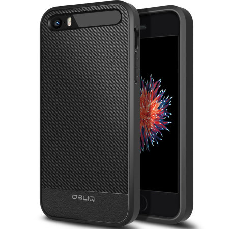 Obliq Flex Pro iPhone SE Case - Carbon Black Reviews