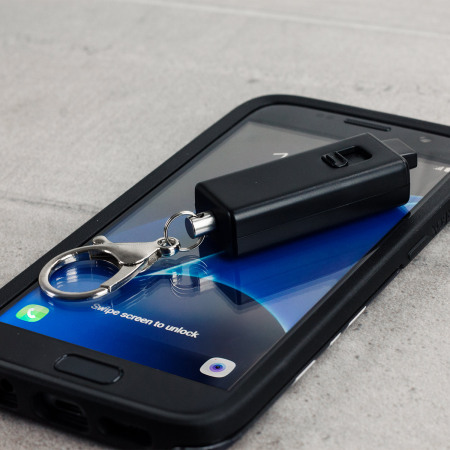 PulsePak Universal Micro USB Key-Chain Emergency Power Bank - Black