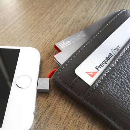 Plusus Lifecard Ultra-Thin Wallet-Sized Powerbank - 1,500mAh