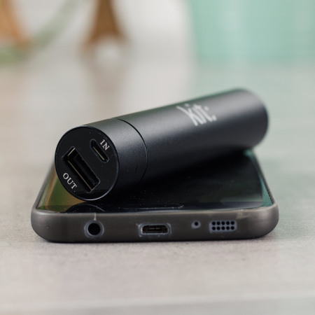 Kit 2000mAh Universal Portable Power Bank Emergency Battery - Black