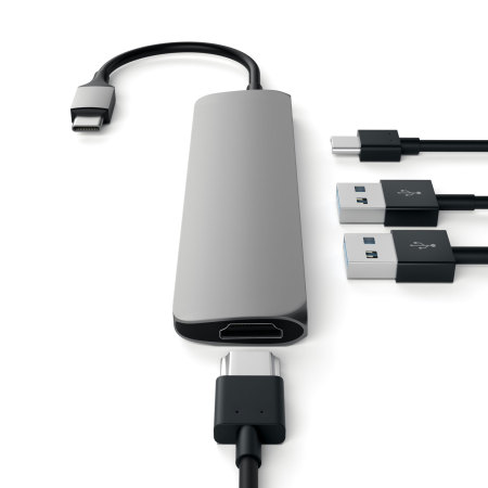 Satechi USB-C Slim Aluminum Multi-Port Adapter - Space Grey Reviews