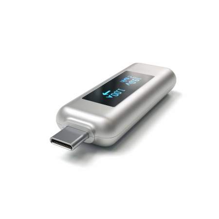 Satechi Type-C USB-C Device Power Meter Tester - Silver