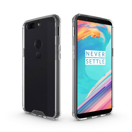 Olixar ExoShield Tough Snap-On OnePlus 5T Case - Crystal Clear