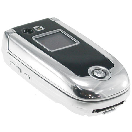 Genuine Motorola V635 Faceplate & Bezel - Chrome
