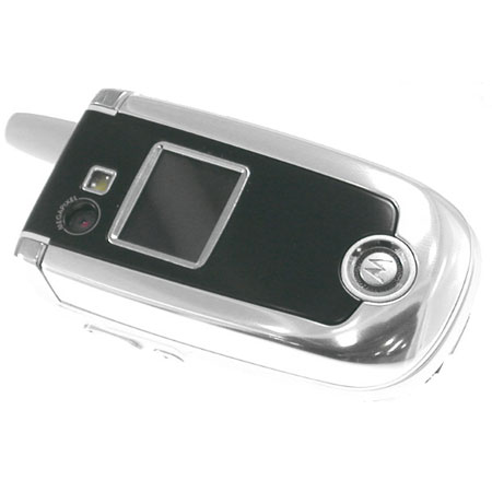 Genuine Motorola V635 Faceplate & Bezel - Chrome