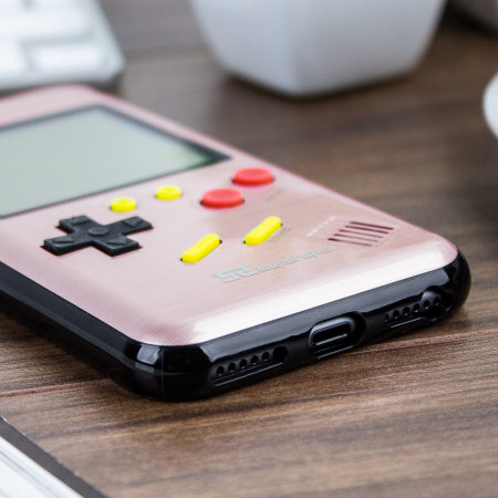 SuperSpot iPhone 8 Retro Game Case - Rose Gold