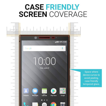 Caseflex Blackberry Key2 Tempered Glass Screen Protector