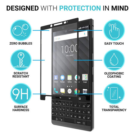 Caseflex Blackberry Key2 Tempered Glass Screen Protector
