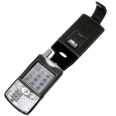 Deluxe Leather Flip Case - Treo 650