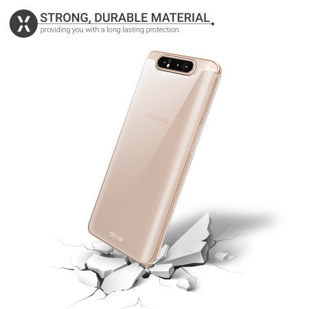 Olixar FlexiShield Samsung Galaxy A80 Gel Case - Clear