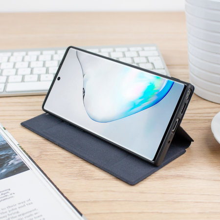 Olixar Canvas Samsung Galaxy Note 10 Plus 5G Wallet Case - Brown