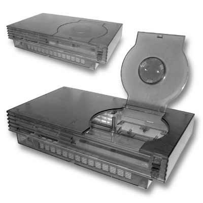 PS2 Transparent Replacement Housing - Black