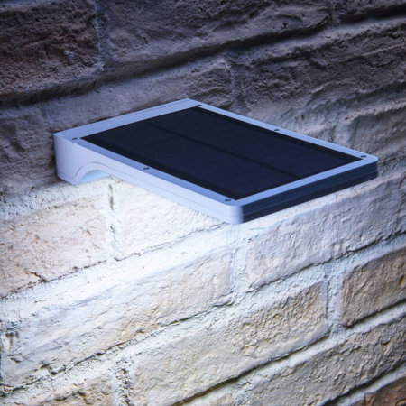 Auraglow Solar Powered Motion Detection & Daylight Sensor Panel Light