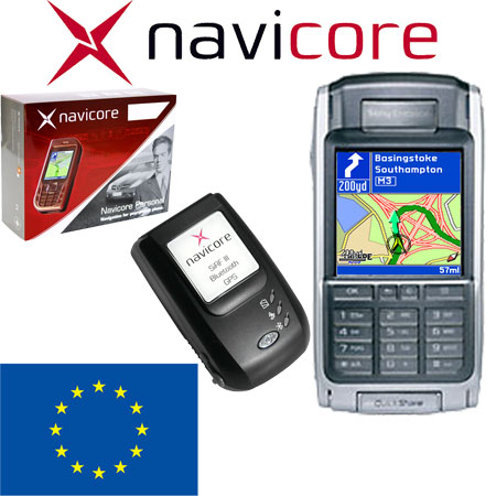 Navicore Bluetooth GPS Navigation Kit - Europe Sony Ericsson P910i (UIQ)