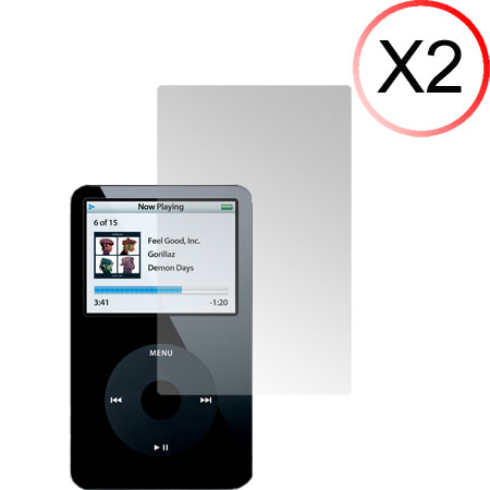 Martin Fields Overlay Plus Screen Protector - iPod Video (Twin Pack)