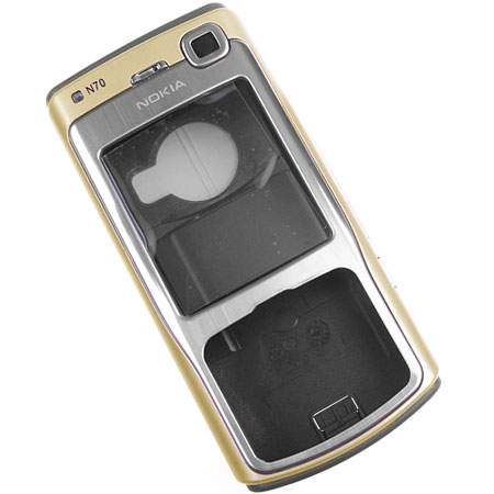 Nokia N70 Replacement Housing - Gold/Brown