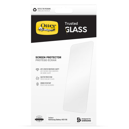 OtterBox Trusted Glass Screen Protector - For Samsung Galaxy A53 5G