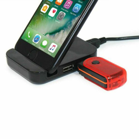 Aquarius 4-Port USB 2.0 Black Hub and Phone Stand - Google Pixel 6 Pro