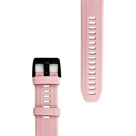 Olixar Pink Silicone Strap - For Garmin Watch Fenix 6s