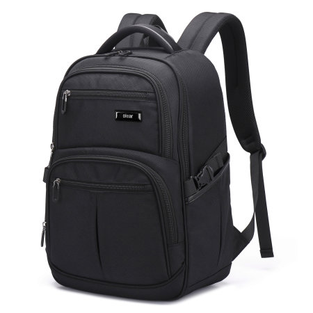 Olixar Black Xplorer Travel Backpack - For MacBook Pro 14" 2022