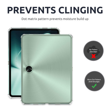Olixar 100% Clear Flexishield Case - For Oneplus Pad