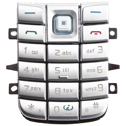 Nokia 6020 Keypad - Silver