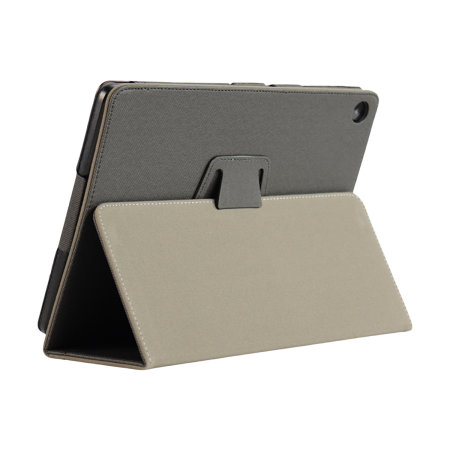 Olixar Black Leather-Style Stand Case - For Google Pixel Tablet