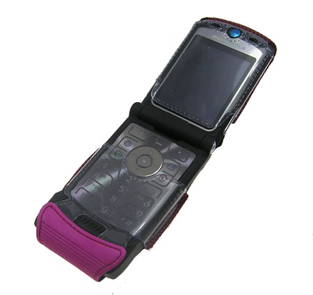 Metrix Protexion Case - Motorola RAZR V3 (Hot Pink)
