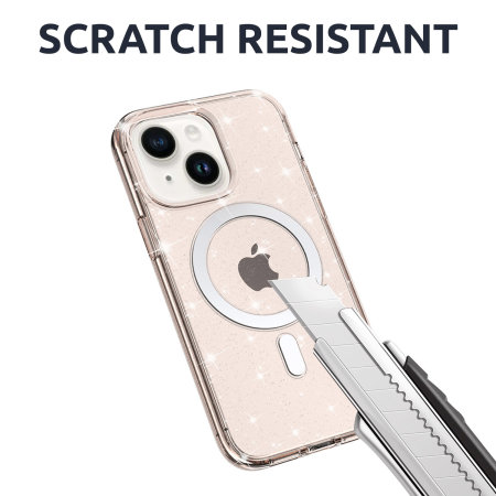 Olixar MagSafe Gold Glitter Tough Case - For iPhone 15