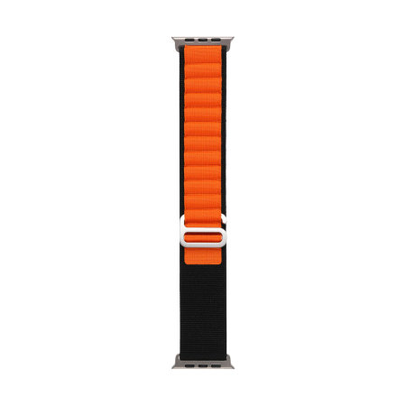 Olixar Black & Orange Alpine Loop - For Apple Watch Series 8 45mm