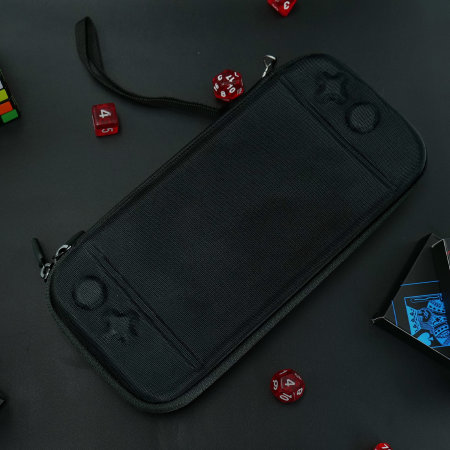 Olixar Black Hard Shell Travel Case - For Nintendo Switch