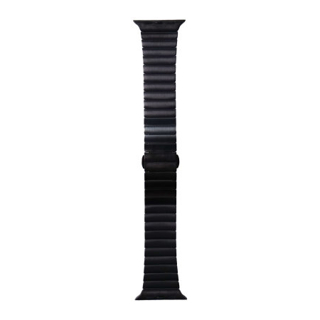 Olixar Black Metal Links Band - For Apple Watch Series 9 45mm