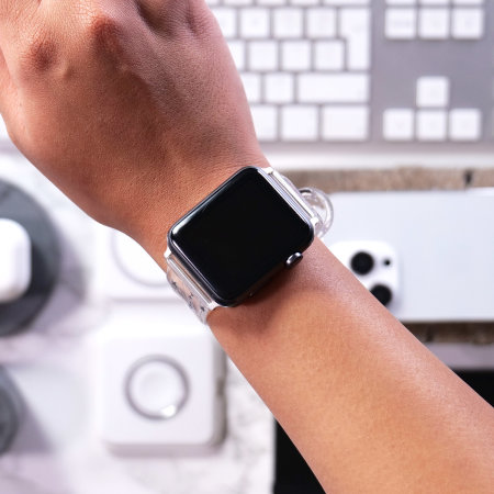 LoveCases Black Stars & Moons Strap - For Apple Watch Series 9 45mm