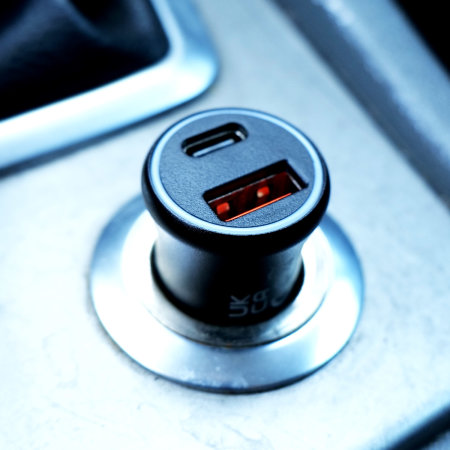 Olixar 38W Fast Car Charger With USB-C Charging Cable - For Samsung ...