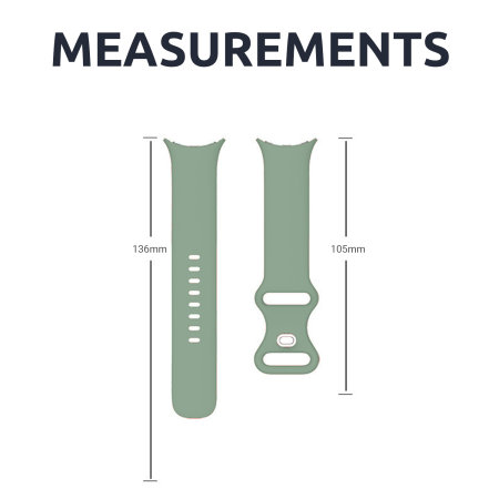 Olixar Hazel Soft Silicone Sport Band Large - For Google Pixel Watch 2