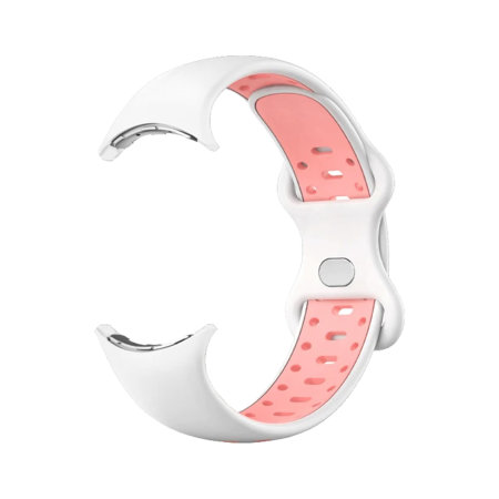 Olixar White & Pink Silicone Active Sport Band Small - For Google Pixel ...