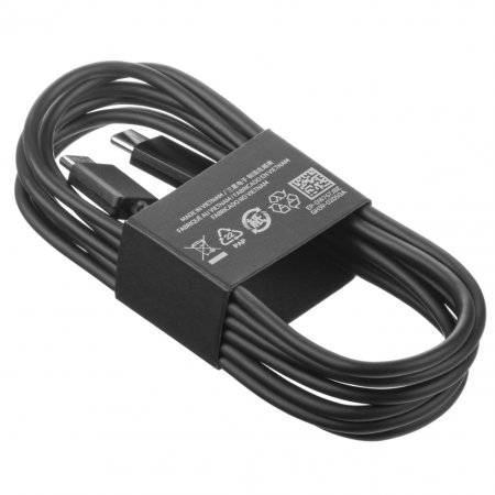 Official Samsung 1.8m Black USB-C to USB-C Cable - For Samsung Galaxy ...